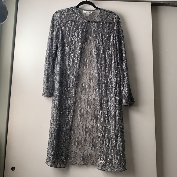 Chetta B | Jackets & Coats | Vintage Chetta B Sherrie Bloom Silver ...